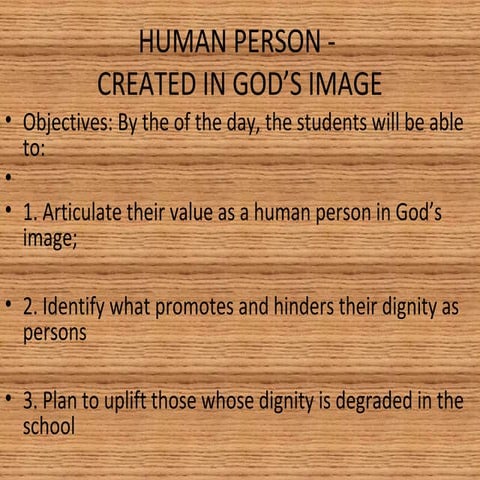 Human person | PPT