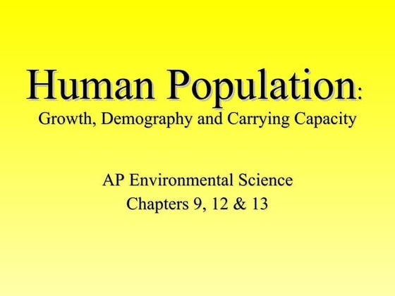 DTM and Population Pyramids | PPTX