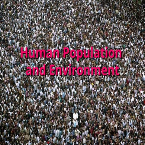 Human Population - Environmental Science.ppt