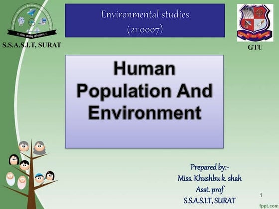 Population and environment | PPTX | Environment | Science