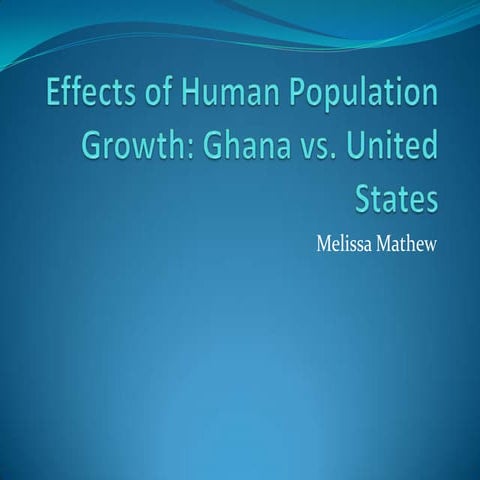 Human population growth melissa mathew | PPTX