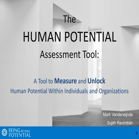Human potential assessment tool introduction description slideshow view ...