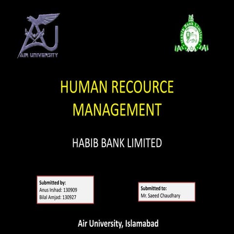 Human recource management | PPT
