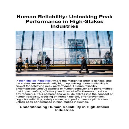 Human Reliability Unlocking Peak Performance in High-Stakes Industries.pdf