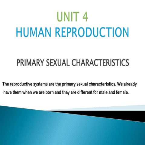 Sexual characteristics | PPT