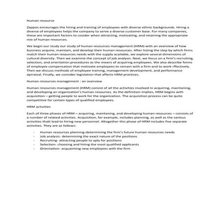 Human resource | DOCX