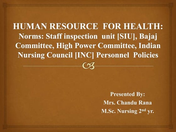 Staffing- Nursing Management | PPT | Human Resources | Business