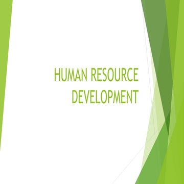 Human Resource Development.pptx | Free Download