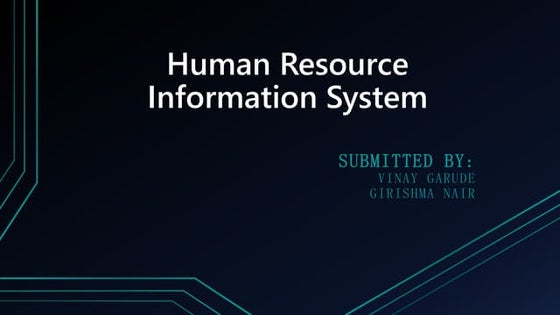 Human resource information system | PPT