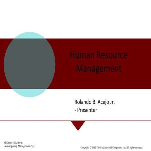 Human Resource Management | PPT