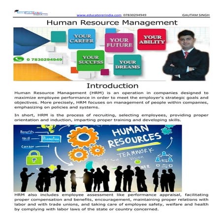 Human resource management | PDF