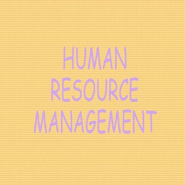 Human resource management | PPTX