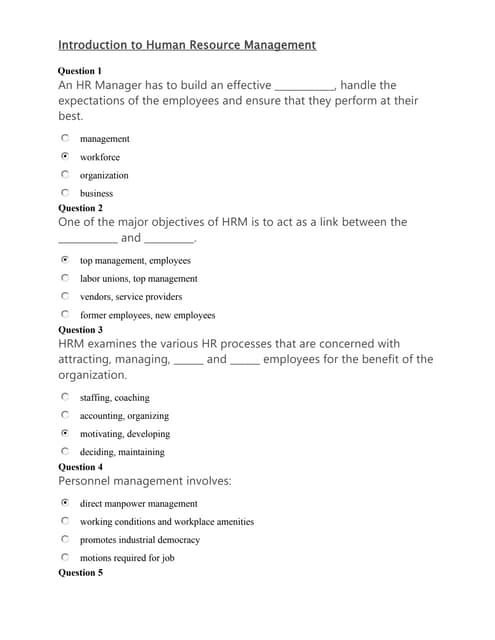 HR Internal Control Audit Checklist | PDF
