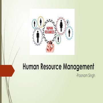 Human Resources Management types features and all about HRm | PPTX