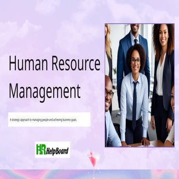Human Resource Management Meaning, HRM Meaning | PPTX