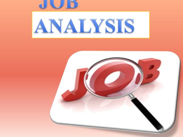 Job Analysis PPT | PPTX