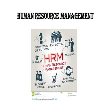 HRM Intro, definition,importance, role of hr manager etc. | PDF