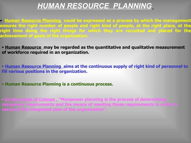 Workforce planning | PPTX