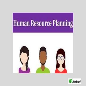 Human Resource Planning Process | PPTX