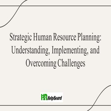 What is Human Resource Planning, HR Planning | PPTX