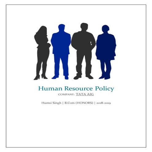 Human resource policy | DOCX