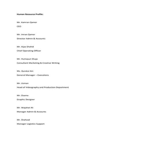 MassComm Solutions Event management :Human Resource Profile.docx ...