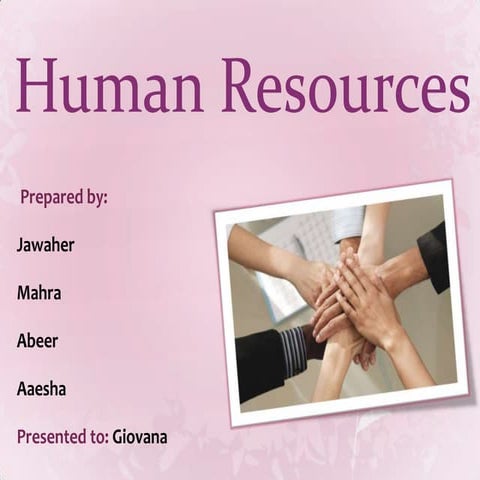 Human resources | PPTX