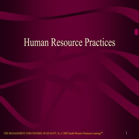 Human resources best practices | PPTX