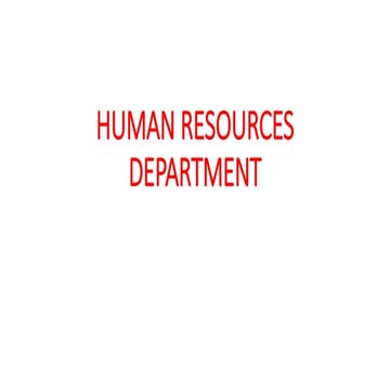 HUMAN RESOURCES DEPARTMENT FUNCTION MISSION VISION AND VALUES .pptx