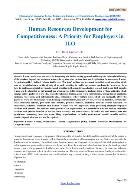 Human capital and development | PDF | Job Market | Economy