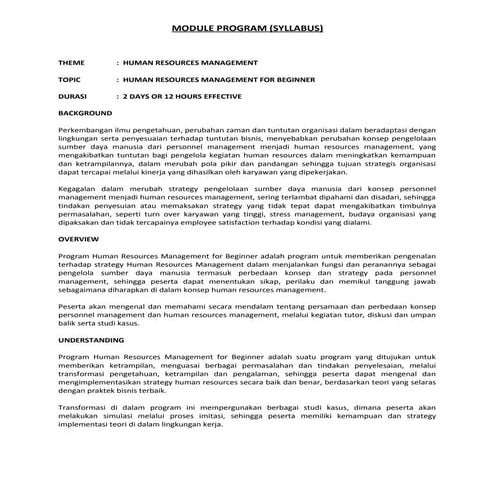 Human Resource Management (HRM) | PPTX