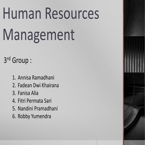 Human resources management | PPT