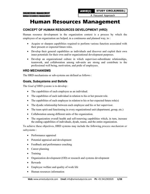 Human Resources Management | Pdf