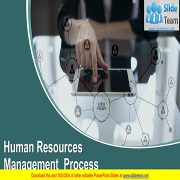 Human Resources Management Process PowerPoint Presentation Slides | PDF