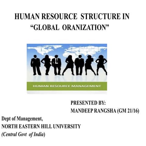 Human resource structure in global organization | PDF