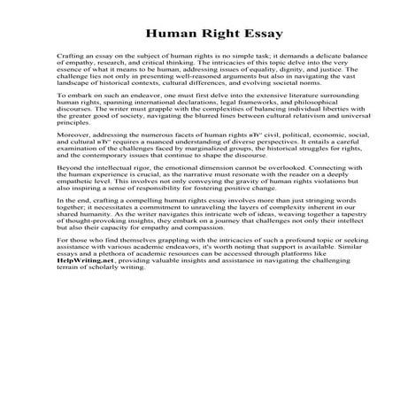 Human Right Essay.pdf
