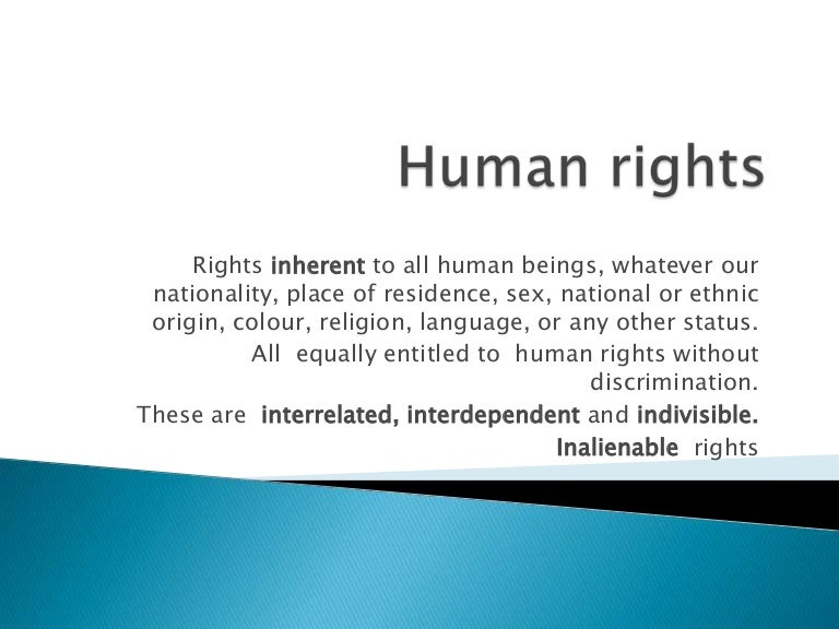 Human rights