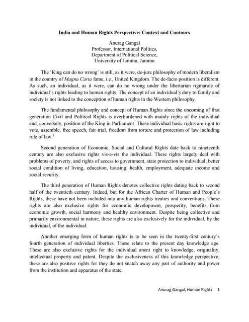 Theories of human rights full paper | DOCX | Law