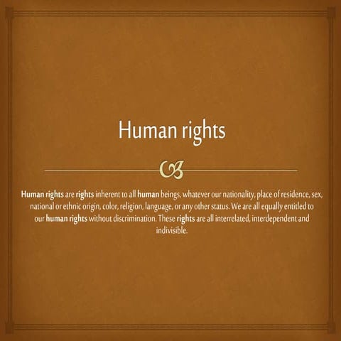 Human rights | PPT