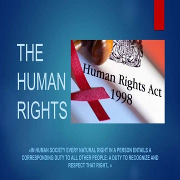 The human rights | PPT
