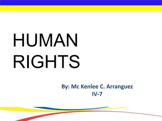 Human Rights Presentation | PPT