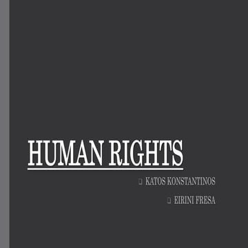 History of Human Rights | PPTX