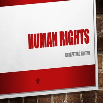 human rights for peace education grade 10 | PPT