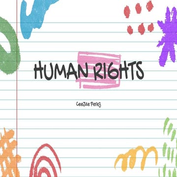 Human Rights and Universal Human Rightss | PPTX | Law