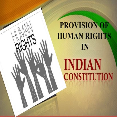 human rights in the constitution of INDIA | PPTX