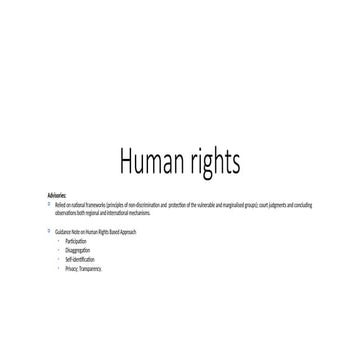 Human rights introduction and understanding made easy | PPTX
