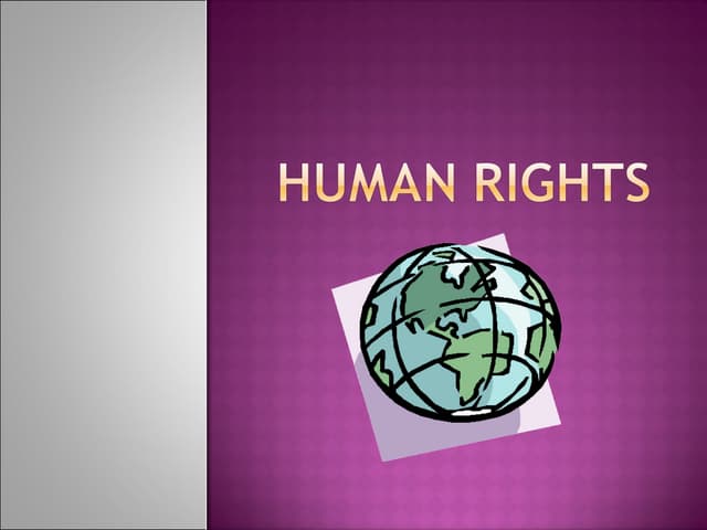 Human Rights Education for Criminology Students | DOCX