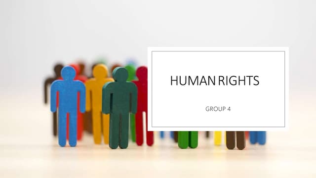 Ppt on human rights | PPTX