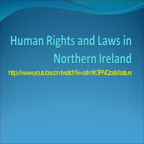 Human Rights And Laws In Northern Ireland | PPT | Marriage and Civil ...