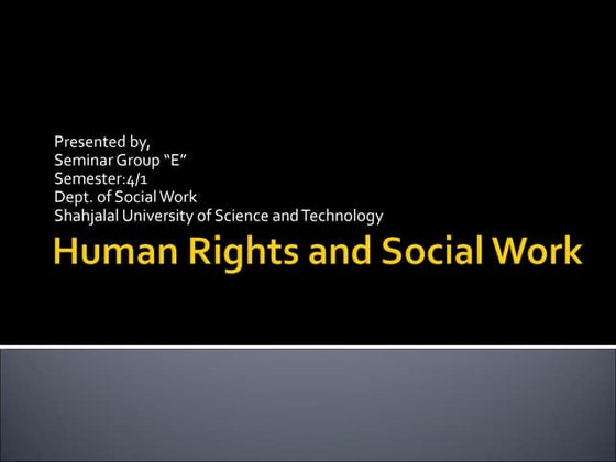 Roles of social workers | PPTX